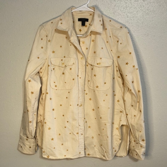 J. Crew | Jackets & Coats | Jcrew Womens Shacket Size Small Ivory ...